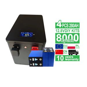 Quality 12V EVE 314ah Lifepo4 4S 12.8V MB31 DIY Battery Kits JK 200A BMS LCD for sale