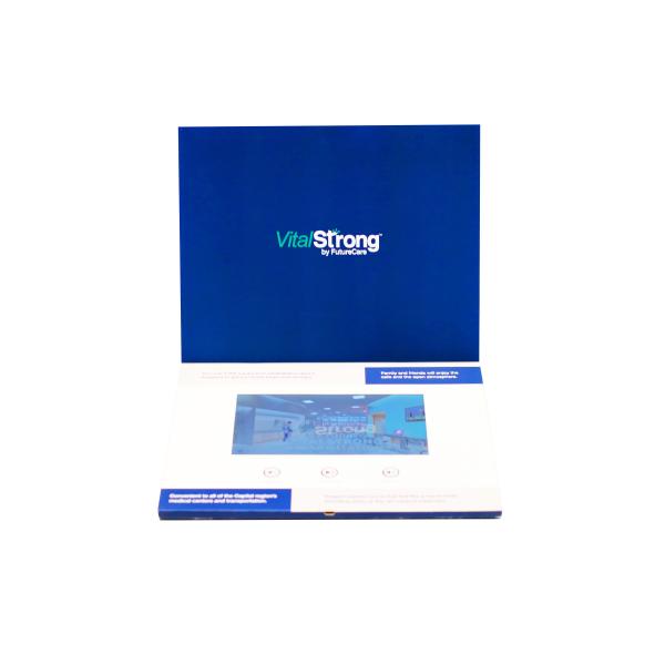 Quality Electronic digital video folder brochure in printing with LCD Screen for sale