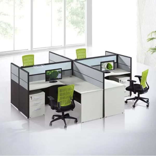 Quality ISO Certified Modular Workstation Desk with Customizable Size and Melamine Board for sale