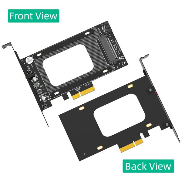 Quality PCI-E Riser 3.0 4X To U.2 SFF-8639 Adapter SSD To PCI Express Card 2.5" SATA for sale
