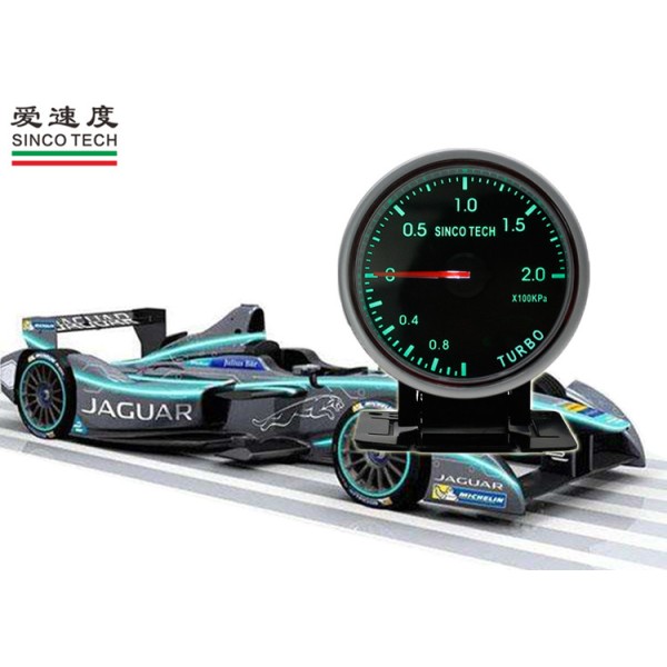 Quality 2.5 Inch Turbo Boost Gauge , Car Boost Gauge KPA Unit With LED Buzzer Alarm DO 6351 for sale