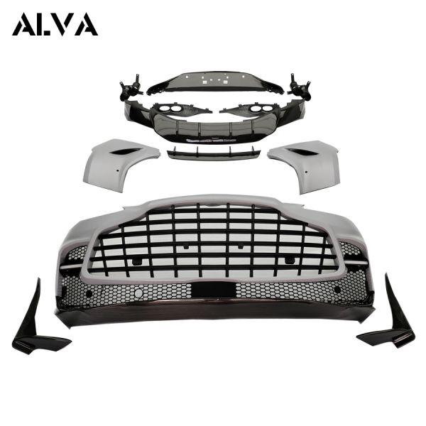 Quality 2019 DBX SUV 707 Type Dry Carbon Fiber Body Kit Front Bumper Side Skirts Rear Bumper Diffuser Roof Spoiler Full Package for sale