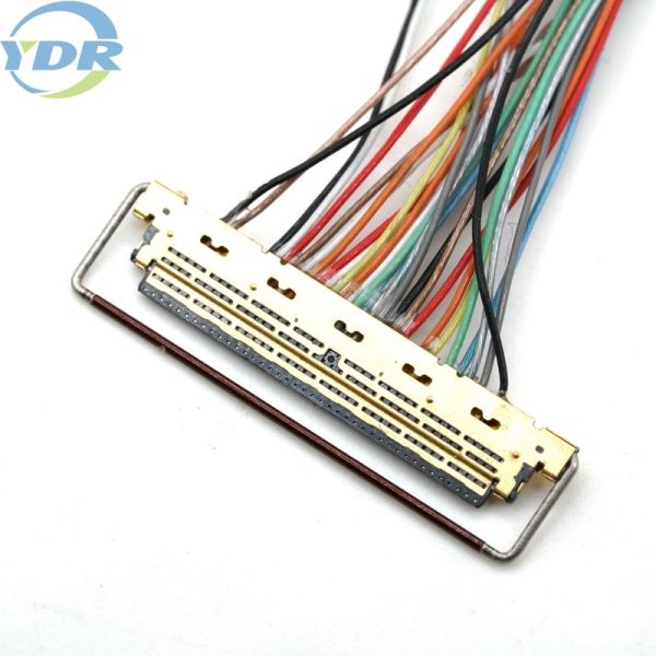 Quality Computer UL10064 32AWG Lvds Screen Cable DF14 to 111B40 Terminal for sale