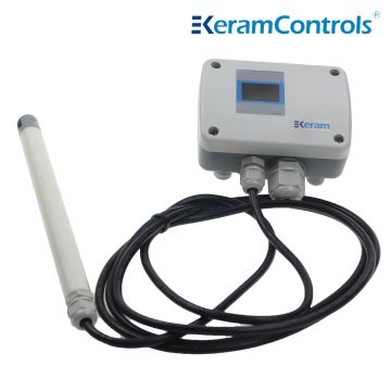 Quality Cable Type Air Velocity Transmitter 0-10V Output IP65 for sale