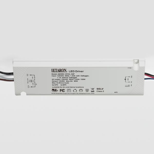 60W UL LED Power Supply connection details
