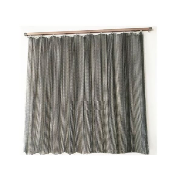Quality Chain Link Metal Mesh Curtain With Beautiful Color As Draper For Hotel Decoration for sale