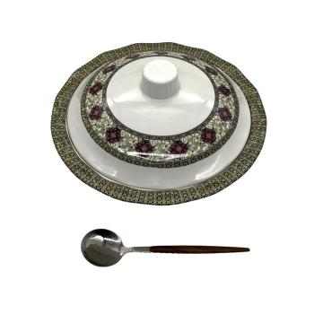 ODM Restaurant Melamine Bowl Lid 11 Inch Imitation Porcelain