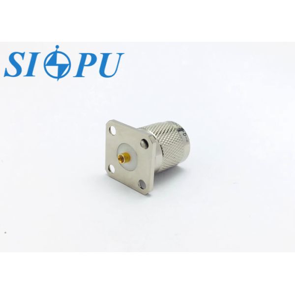 Quality TNC Male RF Coaxial Connector – Flange Mount, Straight Type for sale