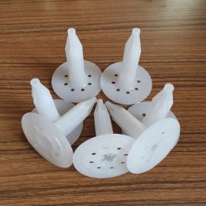 Quality 50Lbs Corrosion Resistant Plastic Insulation Board Fasteners Flat Head White for sale
