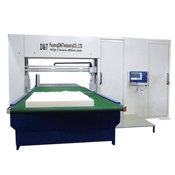 Quality 5KW Automatic Sponge Rigid Foam Cutting Machine Vertical Revolving Type for sale