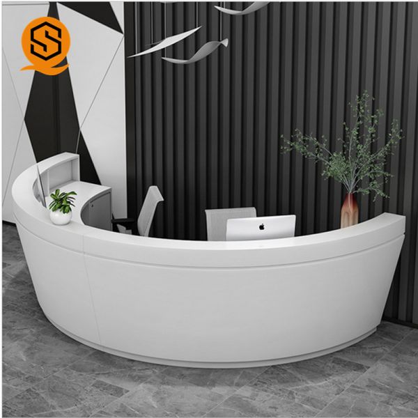 Quality ISO9001 Approved Airport Reception Desk Round Reception Table for sale