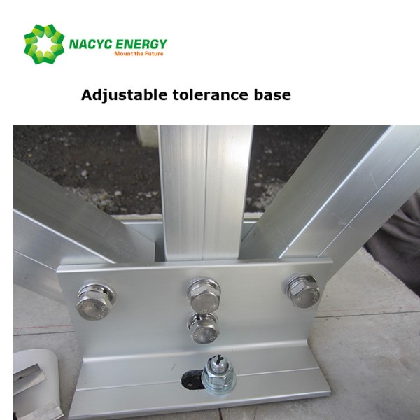 Quality Anodized Aluminum Solar Ground Mount Solar Racking Systems Solar Panel Mounting for sale