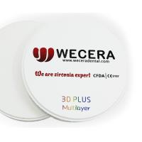 Quality 3D Plus Multilayer Zirconia Block 57% Translucency Compatible With CadCam for sale