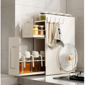 Quality Home Entrance Multi Functional Tea Cup Countertop Storage Box Rack for sale