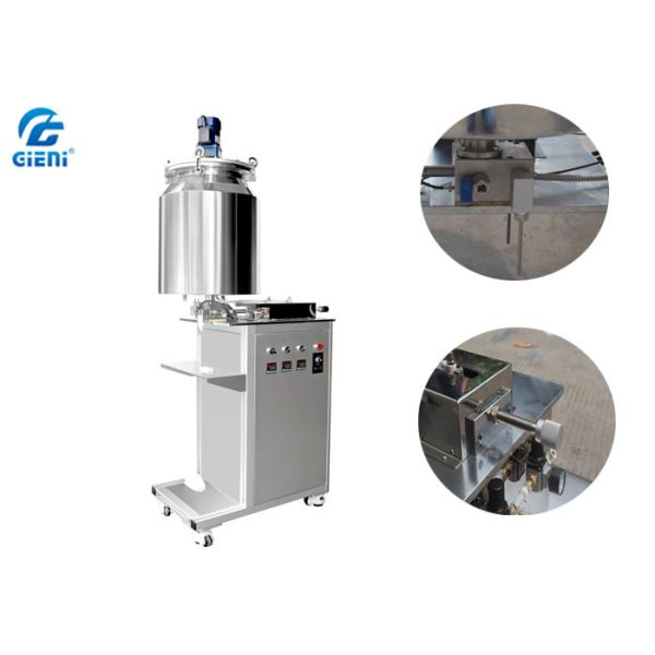 Quality Vertical Type Single Nozzle Mascara Filling Machine With 20L Tank , Easy To Operate for sale