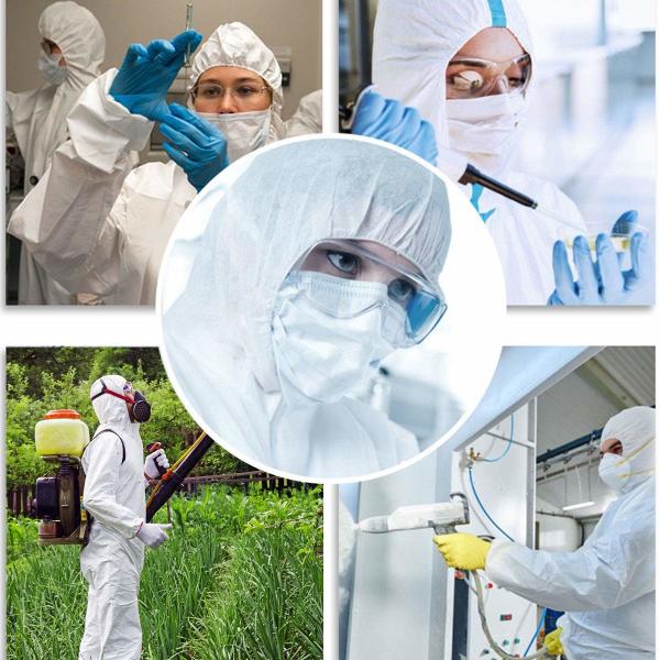 Quality Durable Microporous Disposable Surgical Coveralls Disposable Hazmat Suit With for sale