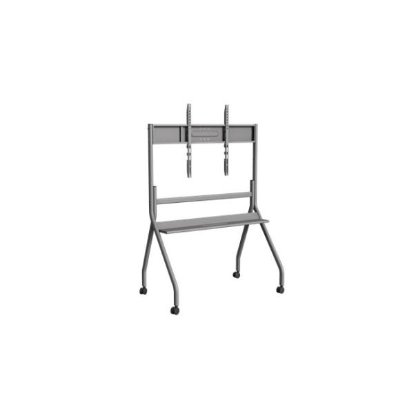 Quality 120kg TV Floor Stand tv cabinet on wheels with Flat Base for 55in - 100in Monitors for sale