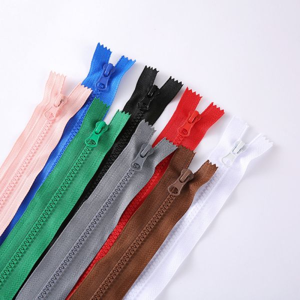 Quality #5 Resin Teeth Close End Zippers Closed-loop Structure For Jacket Pockets for sale