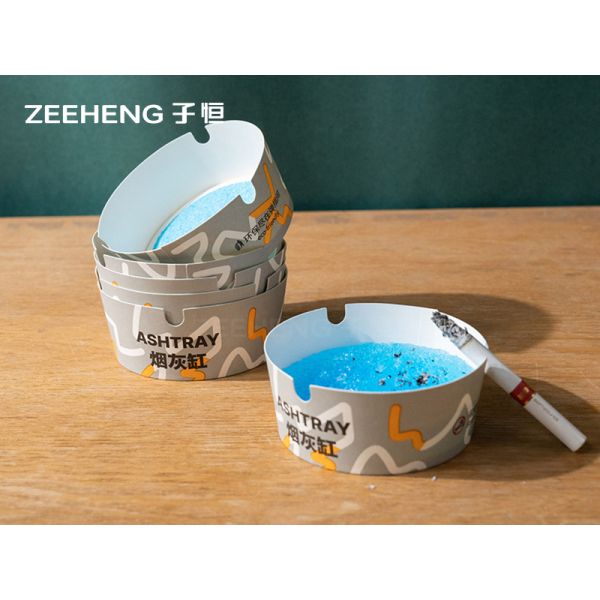 Quality 6oz Capacity Eco Friendly Disposable Ashtray Easy to Clean Ideal for Restaurants Bars and Offices for sale