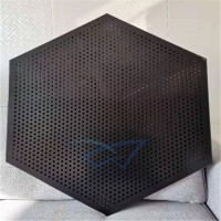 Quality 8mm Aluminum Metal Ceiling Perforated Hexagonal Clip In Ceiling Panel for sale