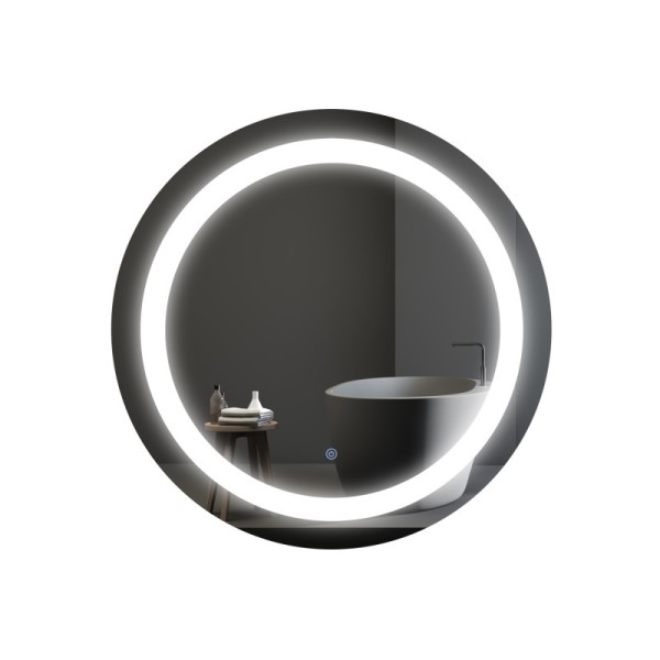Quality Compact Bathroom Mirror With Lights Corrosion Protection Adjustable Lighting for sale