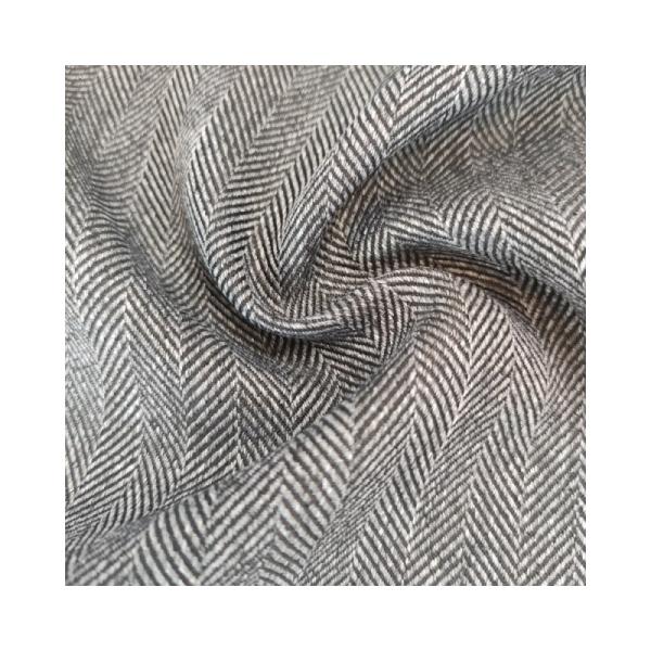 Quality Dress Breathable Waterproof 100% Polyester 300d Cationic Melange Herringbone for sale