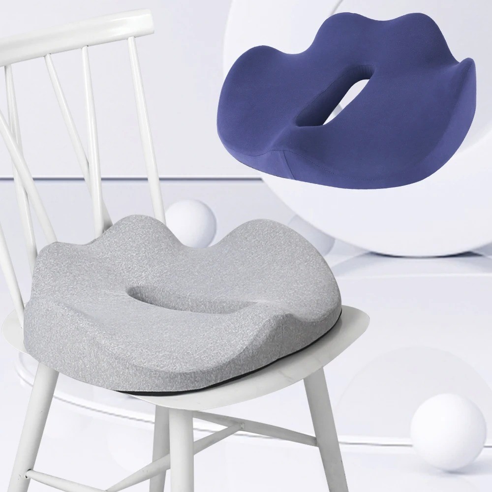 Quality Memory Foam Filling Coccyx Seat Cushion for Improved Blood Circulation and for sale