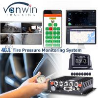 Quality 4CH 4G Wireless Real Time Truck MDVR With 6-24 Wheels Digital Tire Pressure for sale