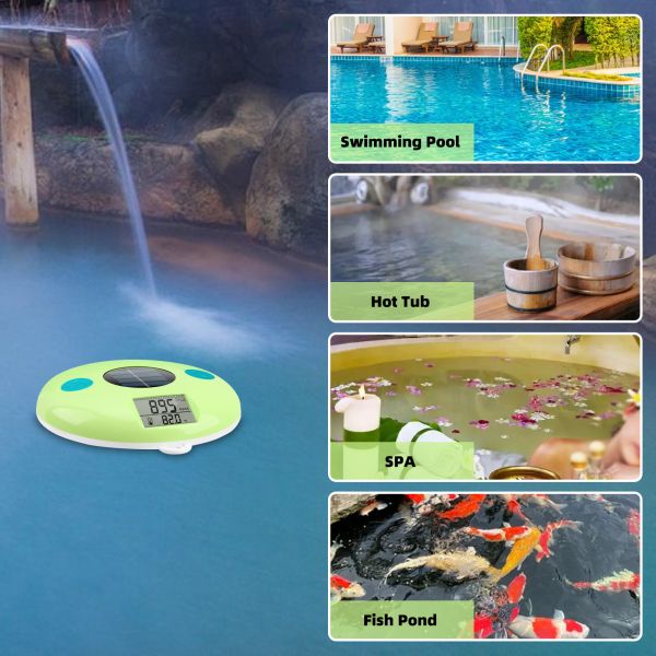 Quality Floating Digital Thermometer & Salt Meter for Spa Use for sale