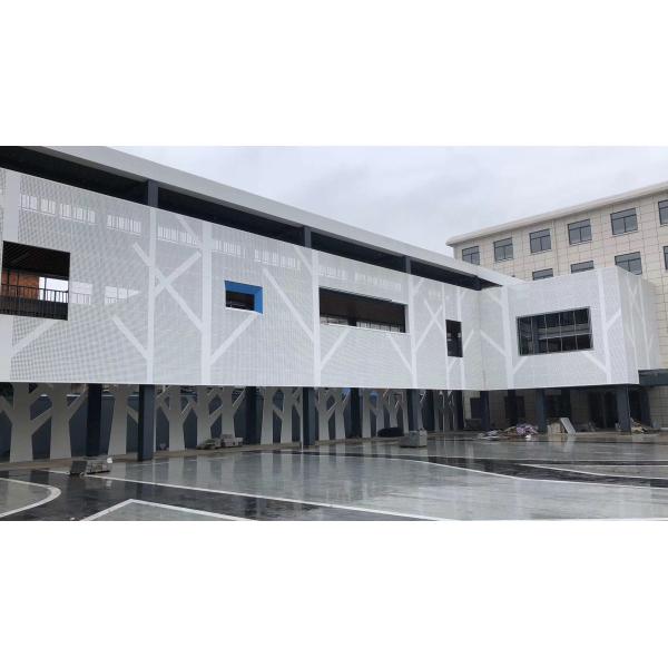 Quality Peforation Metal Cladding Aluminum Facade Hollow Sheet Metal for sale