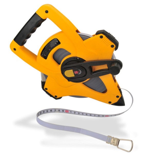 Quality 13mm Metric Steel Tape Measure 30M Nylon Coated Engineers Scale Tape Washable for sale
