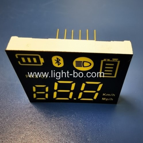 Quality Ultra White Customized 7 Segment Led Display Common Anode For Electric Scooter for sale
