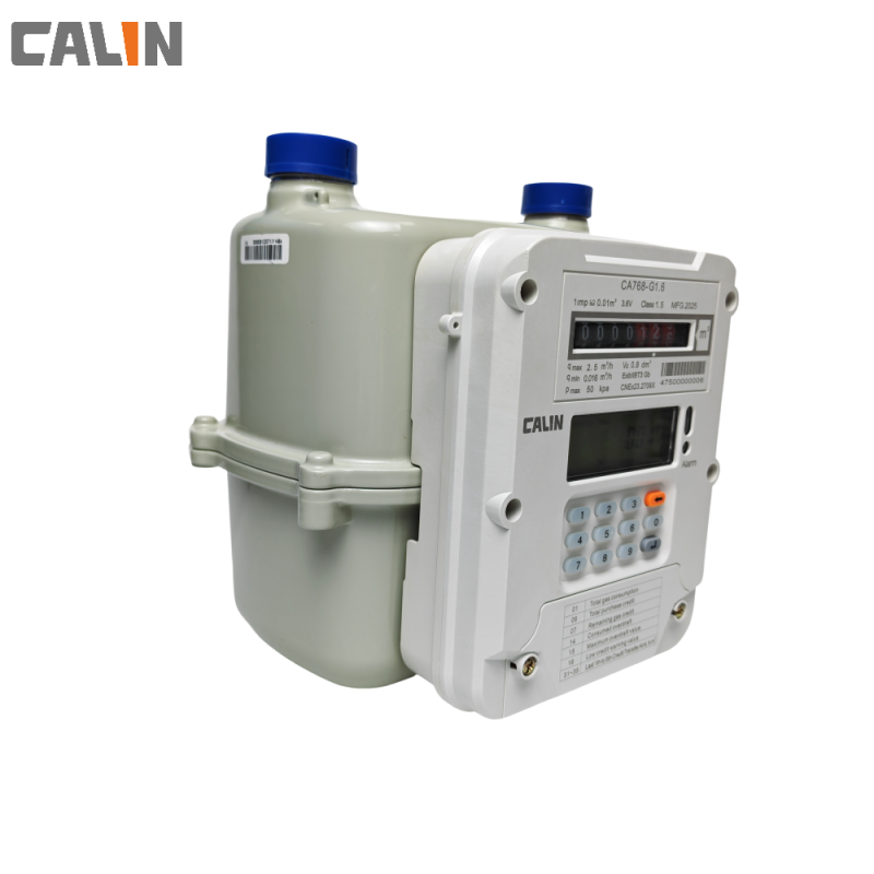 Quality Anti Magnetic Interface STS Gas Prepayment Meter Aluminum Body for sale