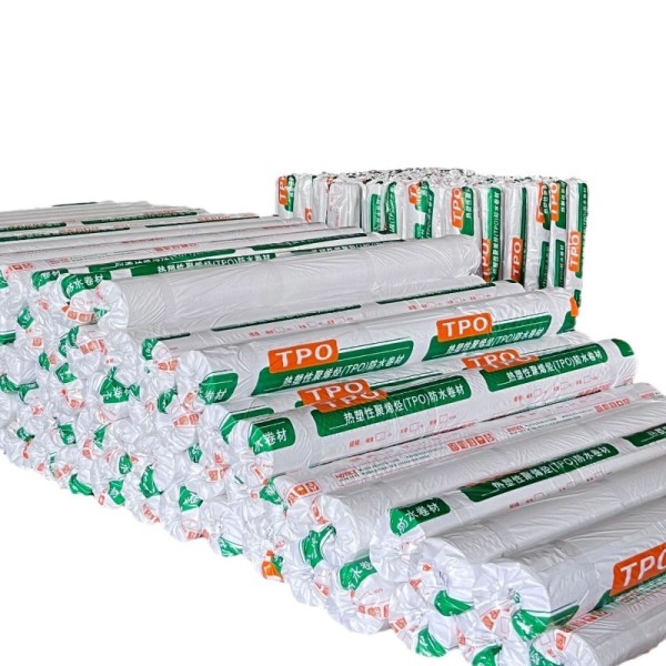 Quality Mechanical Fixation 1.2mm  TPO Waterproof Membrane For Roof Strong Tensile Performance for sale