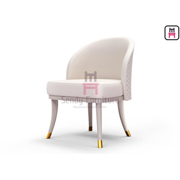 Quality Fully Upholstered Velvet Armrest Dining Chair with Hardware Fitting for sale