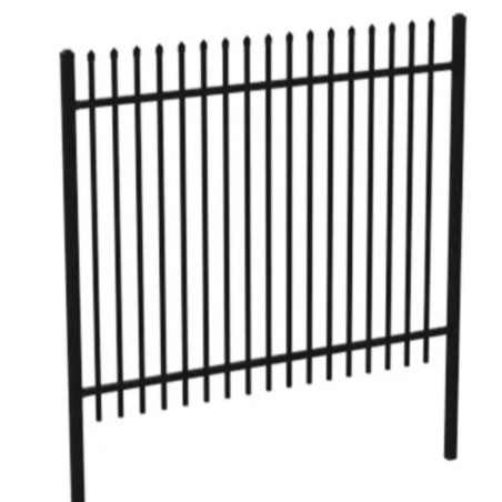Quality 60*60*2mm Posts and Metal Frame The Perfect Match for a Powder Coated Garden Fence for sale