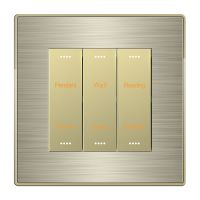 Quality RS485 Modbus Wall Switch Room Control Unit Variety Color / Material Panel for sale