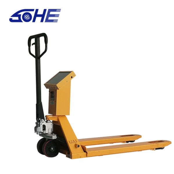 Quality Smart PC Printing Narrow Fork Forklift Scale with Window System LED LCD Display for sale