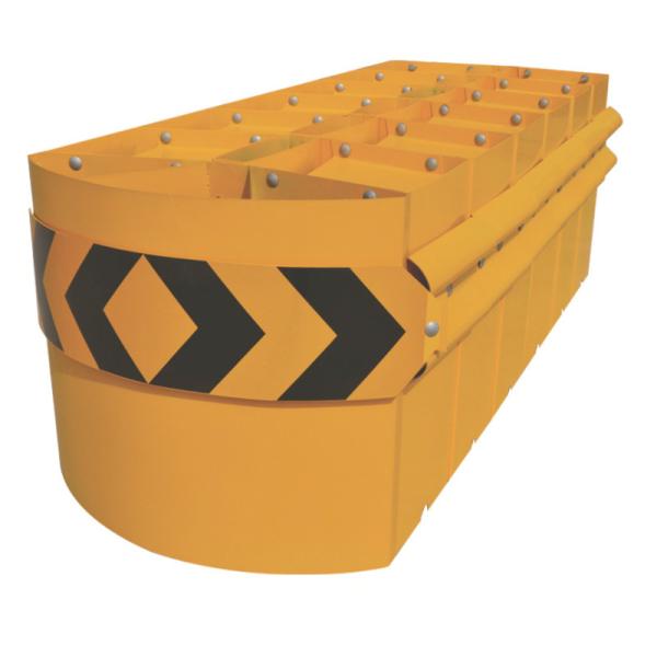 Quality ISO9001 2008 Certified Traffic Safety Crash Cushion Steel Barrier for sale