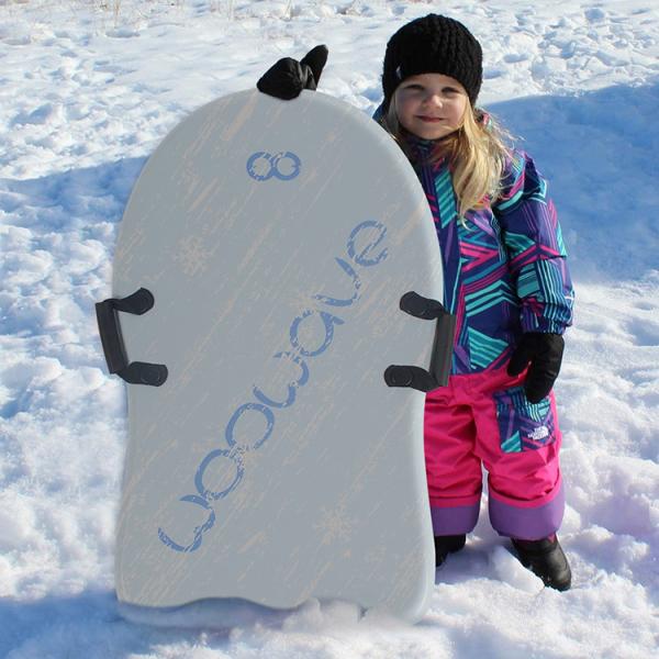 Quality Customized Snow Skiing Snow Sleds with Brake and Semi-ellipse Snowboard Snow for sale
