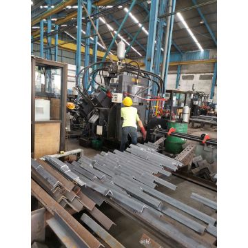 Quality Enhanced High Speed CNC Heavy Angle Punching Marking Shearing Machine Line Model for sale