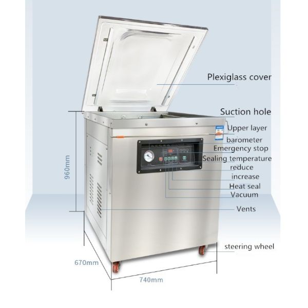 Quality Automatic Grade Automatic DZ-400/2E Vacuum Packaging Machine for Food Preservati for sale