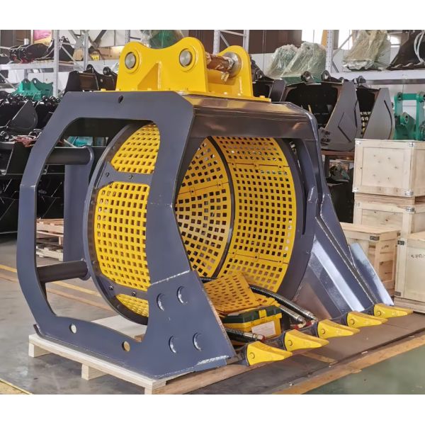 Quality Sand Soil Screening Bucket Excavator Screening Rotating Bucket CE Certified for sale