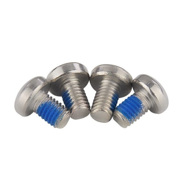 Quality Pan head Torx slot full threaded nylon glue patched machine screws for sale