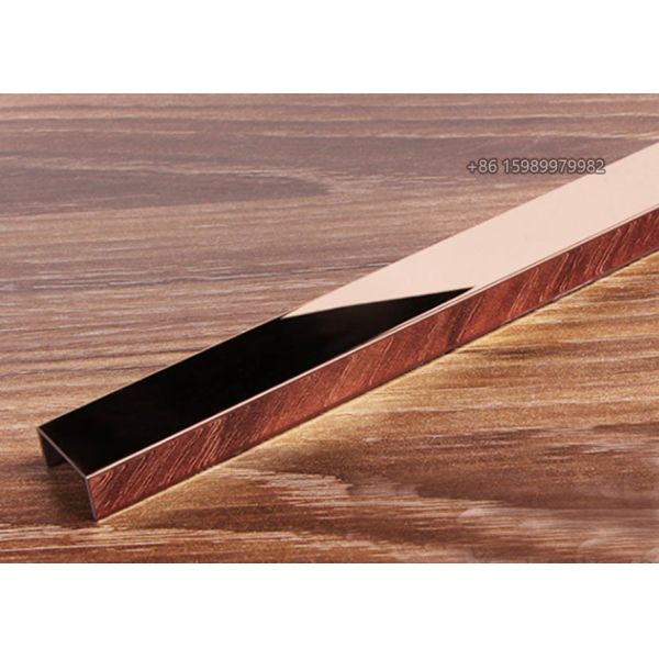Quality SUS201 U Channel Trim Moulding Abrasionproof Waterproof Weatherproof for sale