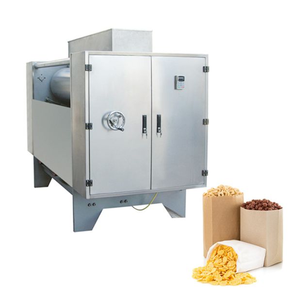 Quality Big Capacity Corn Flakes Production Line / Cereal Corn Flakes Machine Extruder for sale