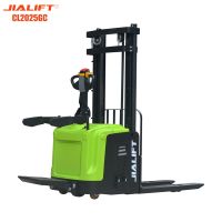 Quality Mobile Electric Fork Stacker 2000kg Lifting Height 2530mm Double Lifting for sale