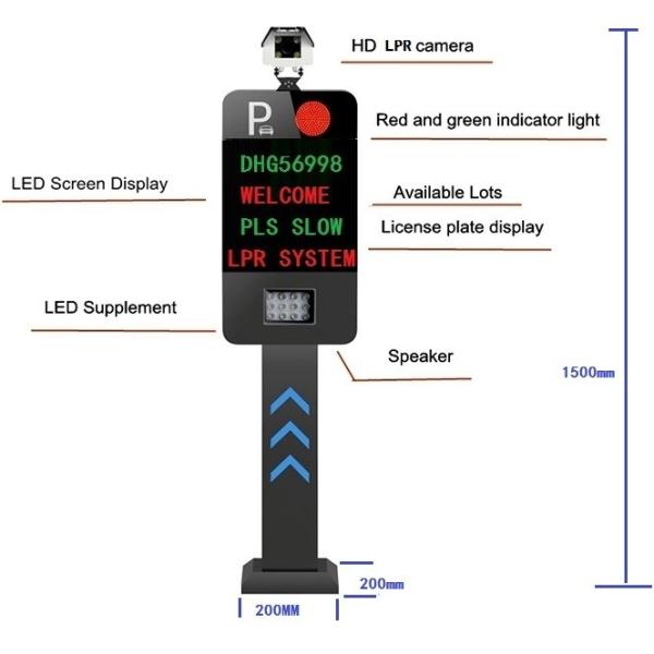 Quality ZT-P01 CE Vehicle License Plate Recognition Car Park Access Control System DC12V for sale
