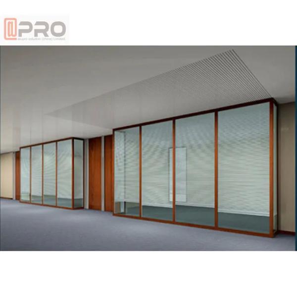 Quality Frameless Clear Glass Partition Wall Vertical Full View Interior Office for sale
