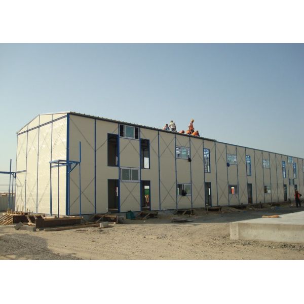Quality Double Story Steel Frame K Type Prefab Temporary Housing for sale